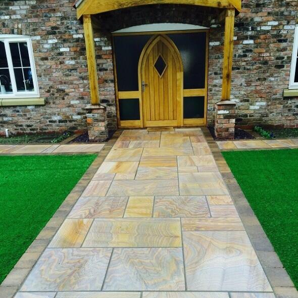 Rainbow Sandstone 4 Mixed Sizes Sawn & Honed