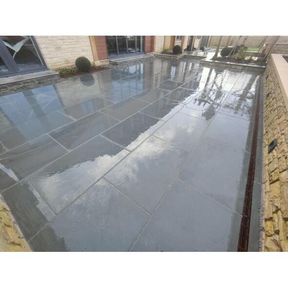 Brazilian Grey Slate 600 x 900 Calibrated & Sawn Edge