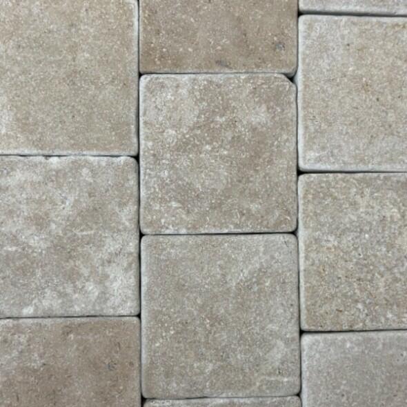 Sahara Pearl Limestone Cobbles 100 x 100