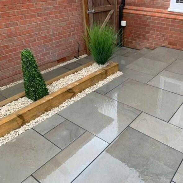 Textured Grey Anti Slip 4 Sizes Calibrated Sawn Edges