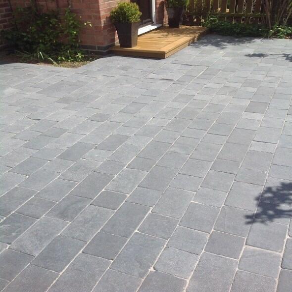 Limestone Block Paving