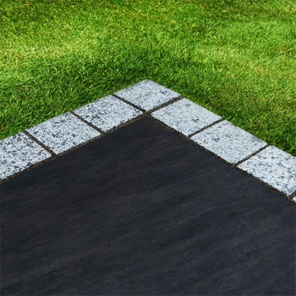 Silver Granite Cobbles Light Tumbled 100 x 100