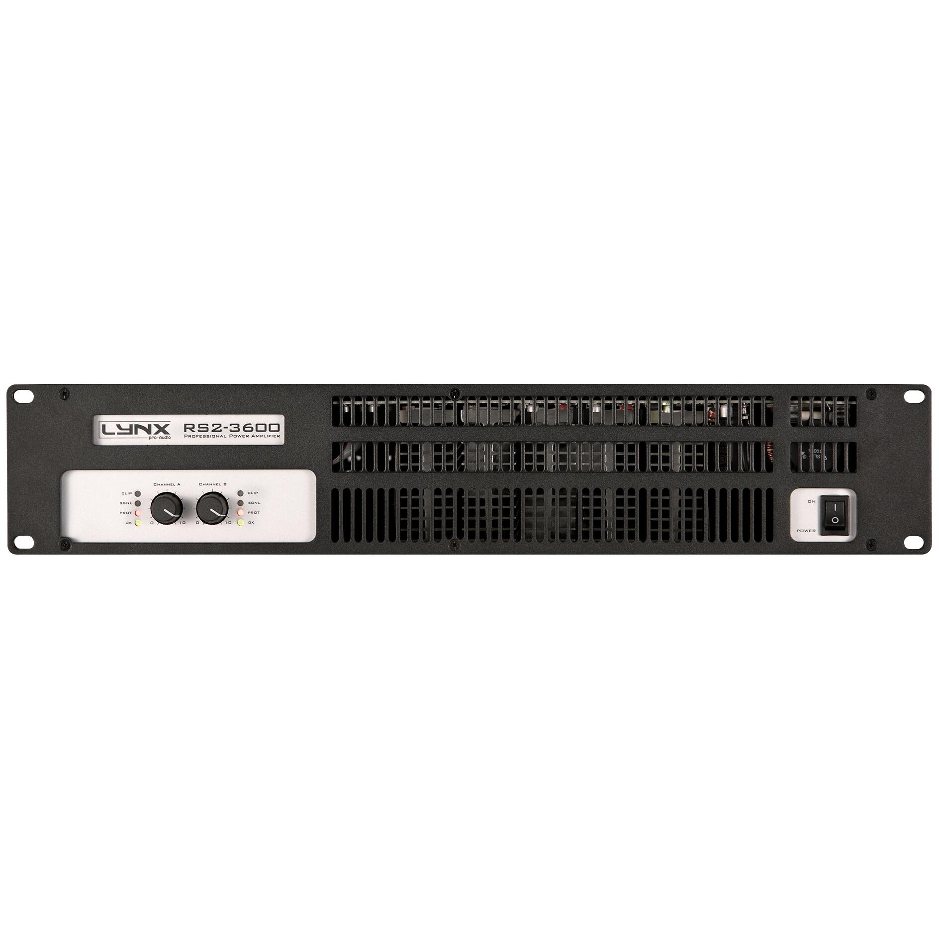 Lynx Pro-Audio RS2-3600 2 x 1800W Power Amplifier