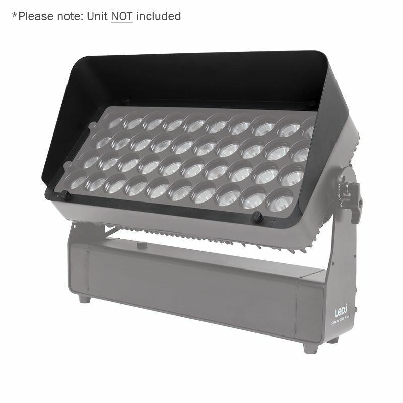 LEDJ Spectra QX40 Pixel Exterior Fixture Snoot, LEDJ296S