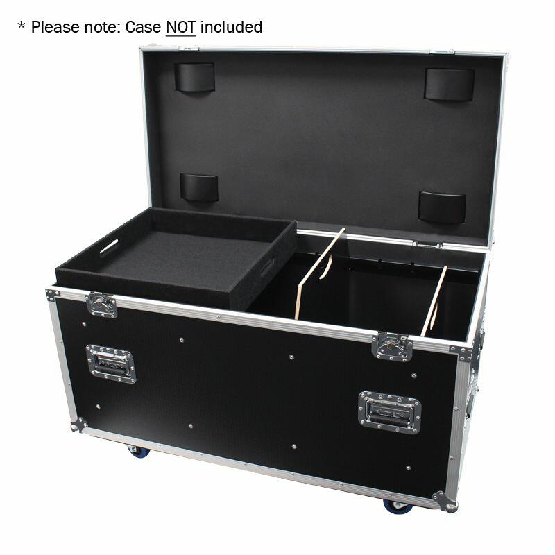 eLumen8 Accessory Tray and Divider Kit for 1200mm Road Case