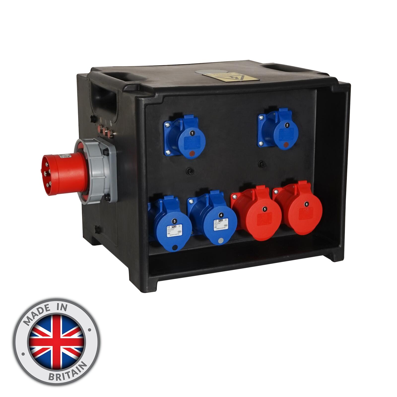 Elumen8 MERZ Distribution Box 63A 3PH - 2X32/3, 2X32/1, 2X16/1