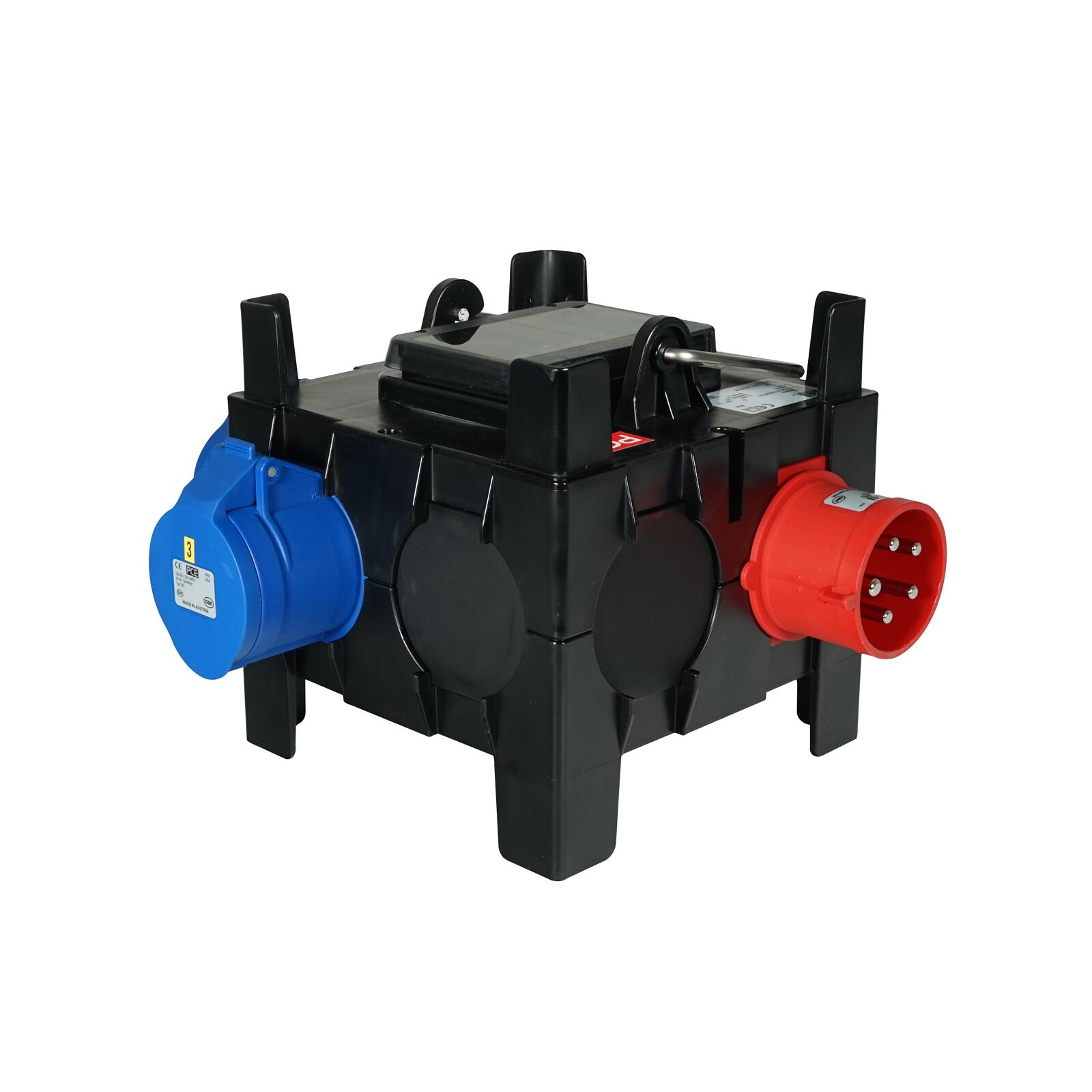 PCE IMST Distribution Box 32A 415V In, 3 x 32A 240V Out (9030657)