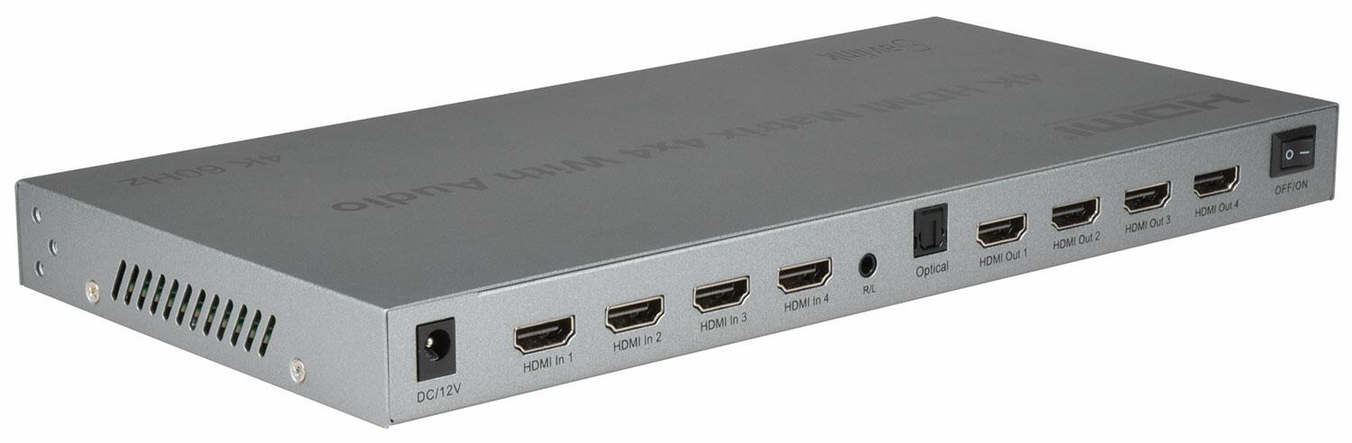 AV:Link 4K HDMI 2.0 Matrix 4x4 128.850UK - 128.850UK