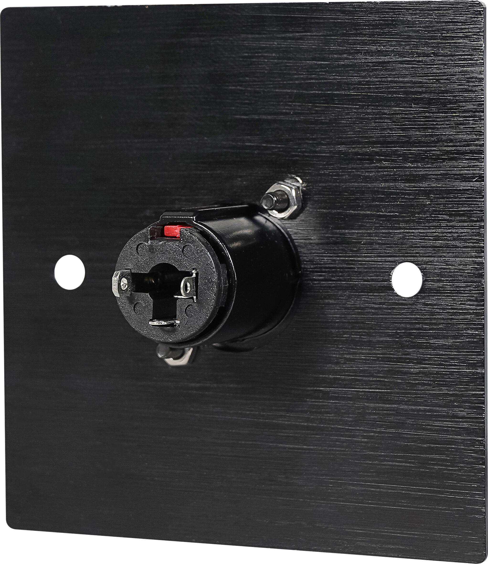 Eagle 1 x 6.3mm Jack Socket Wall Plate, F267VC