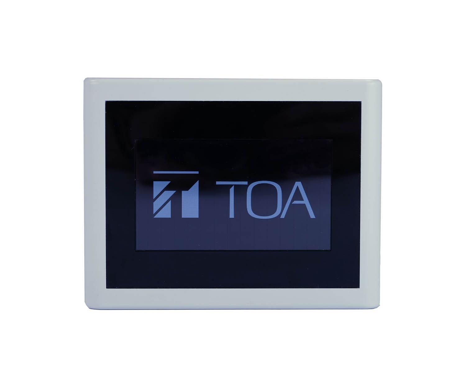 TOA M-800RCT-EB Remote Audio Control Panel with Touch Display