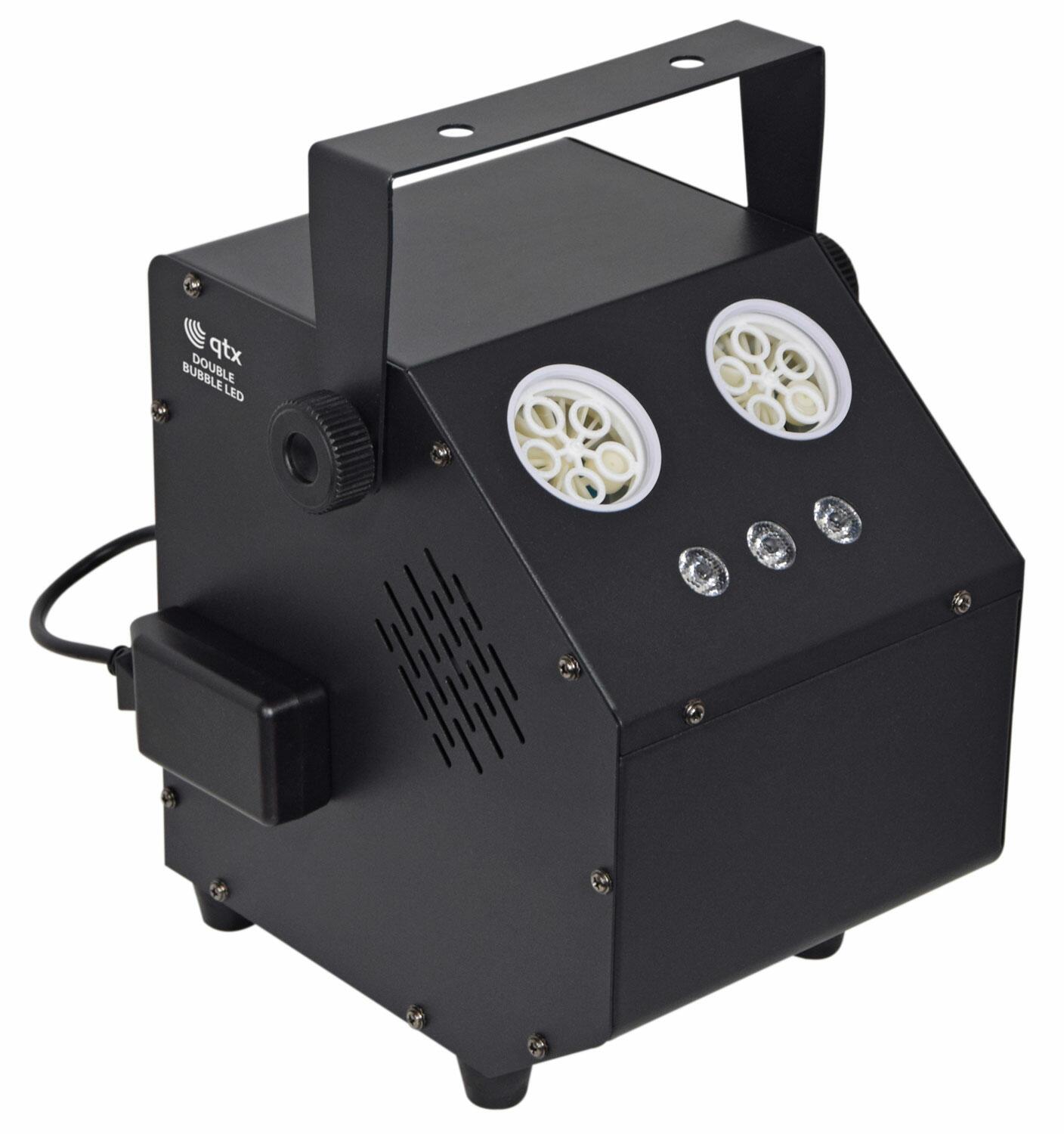 QTX LED Double Bubble Machine