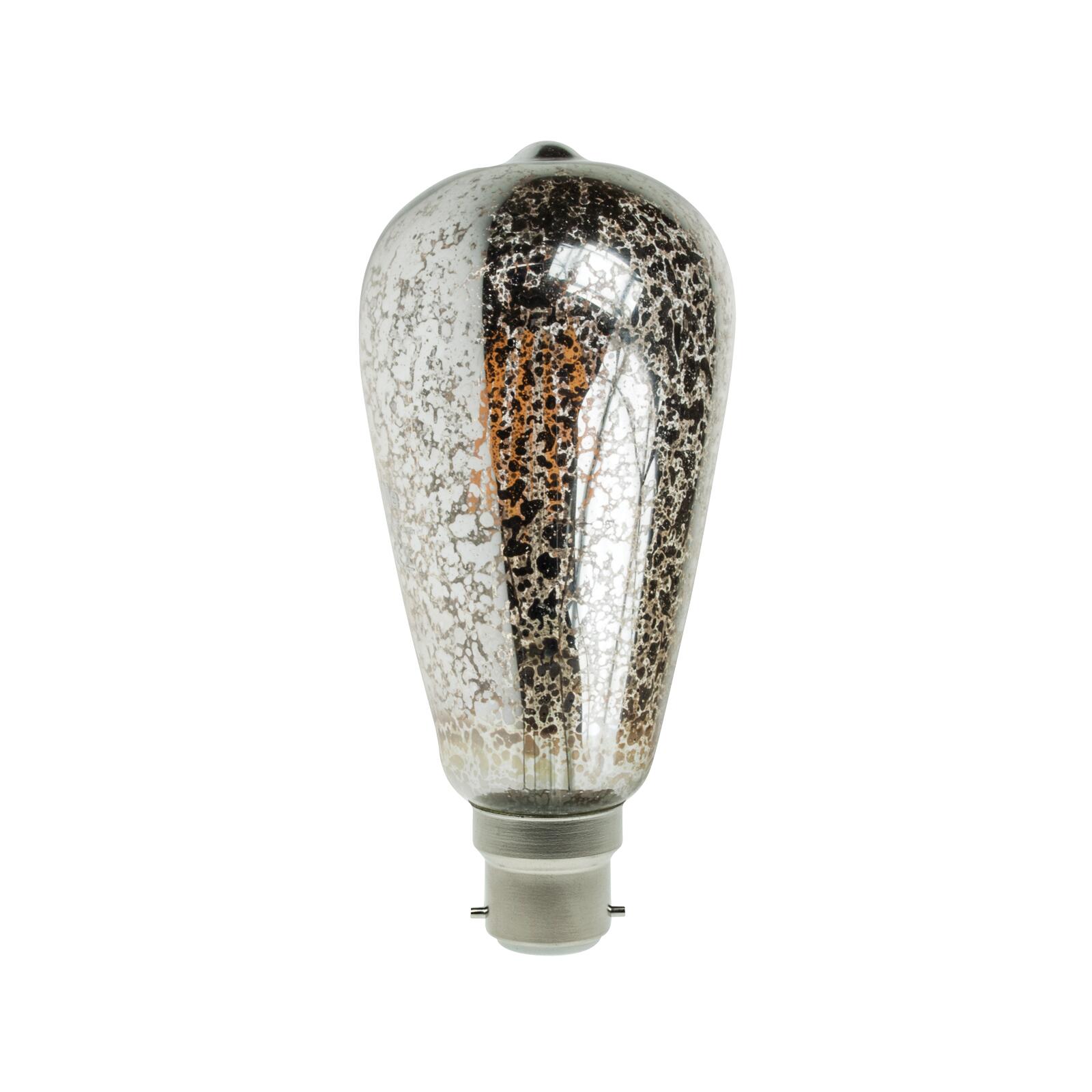 Prolite 4W Dimmable LED ST64 Crackle Filament Lamp 2100K BC