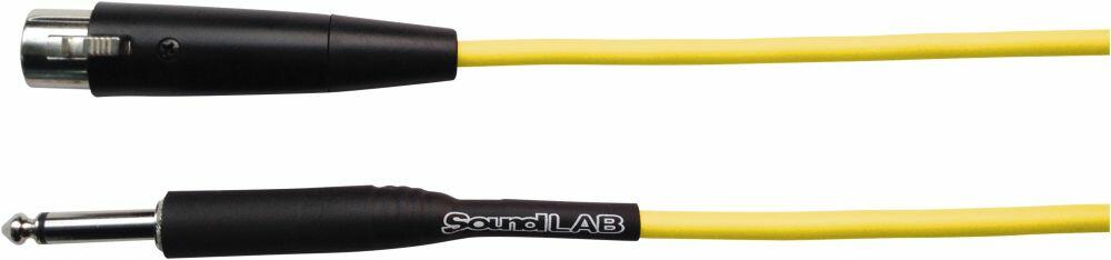 SoundLAB Standard Unbalanced Fluorescent 3 Pin XLR to 6.35 mm Jack Plug ...