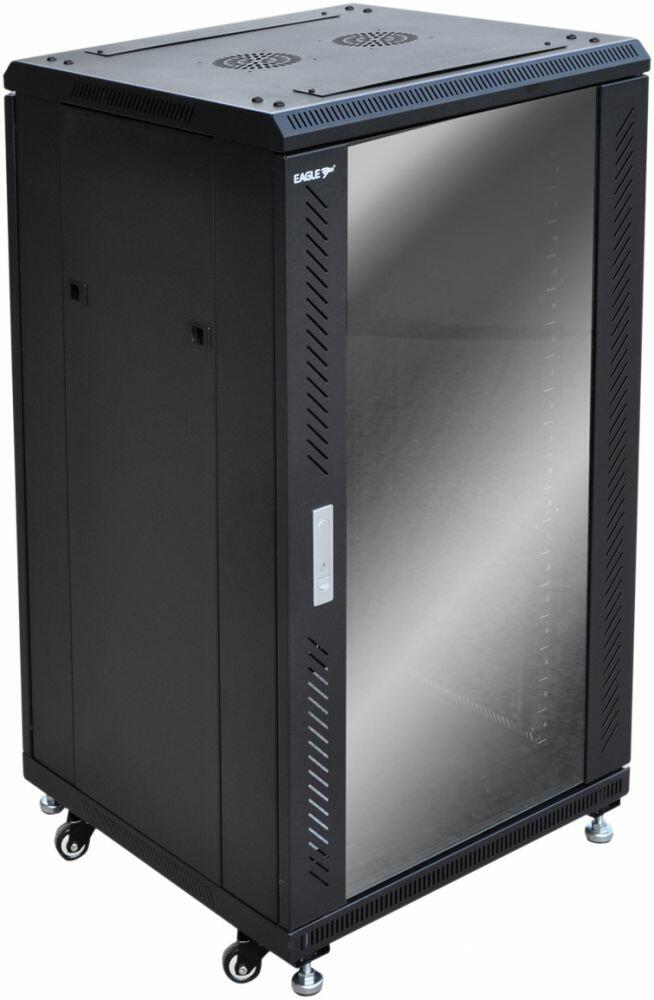 Eagle 20U Network/Data Rack Cabinet with Glass Door (P700)