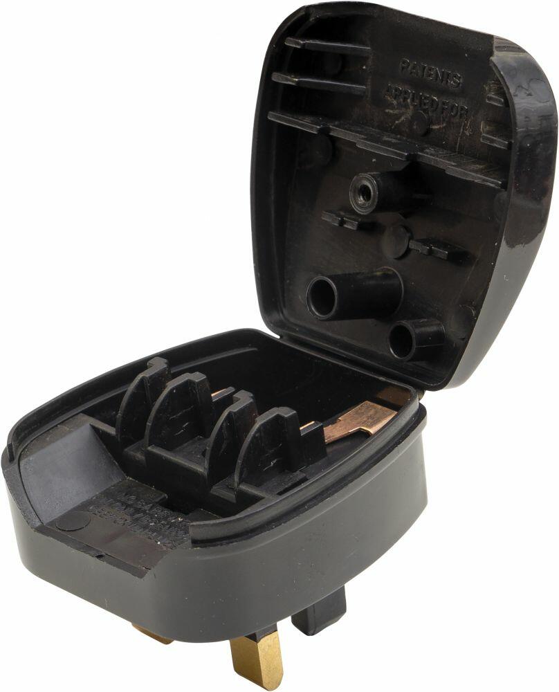 Eagle Euro 2 Pin to UK Fused 3 Pin Converter Plug Fuse Rating 5A, F318EBB