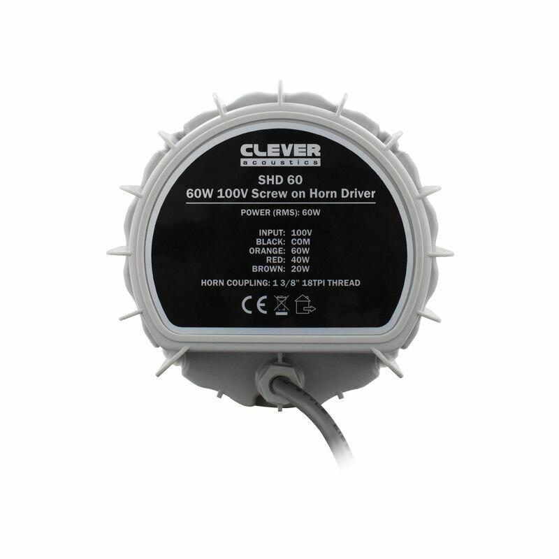 Clever Acoustics SHD60 60w 100V Screw On Horn Driver