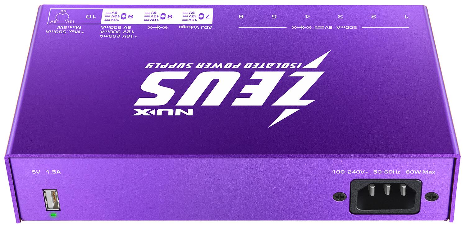 Nux Zeus Guitar Pedal Power Supply - 173.087UK