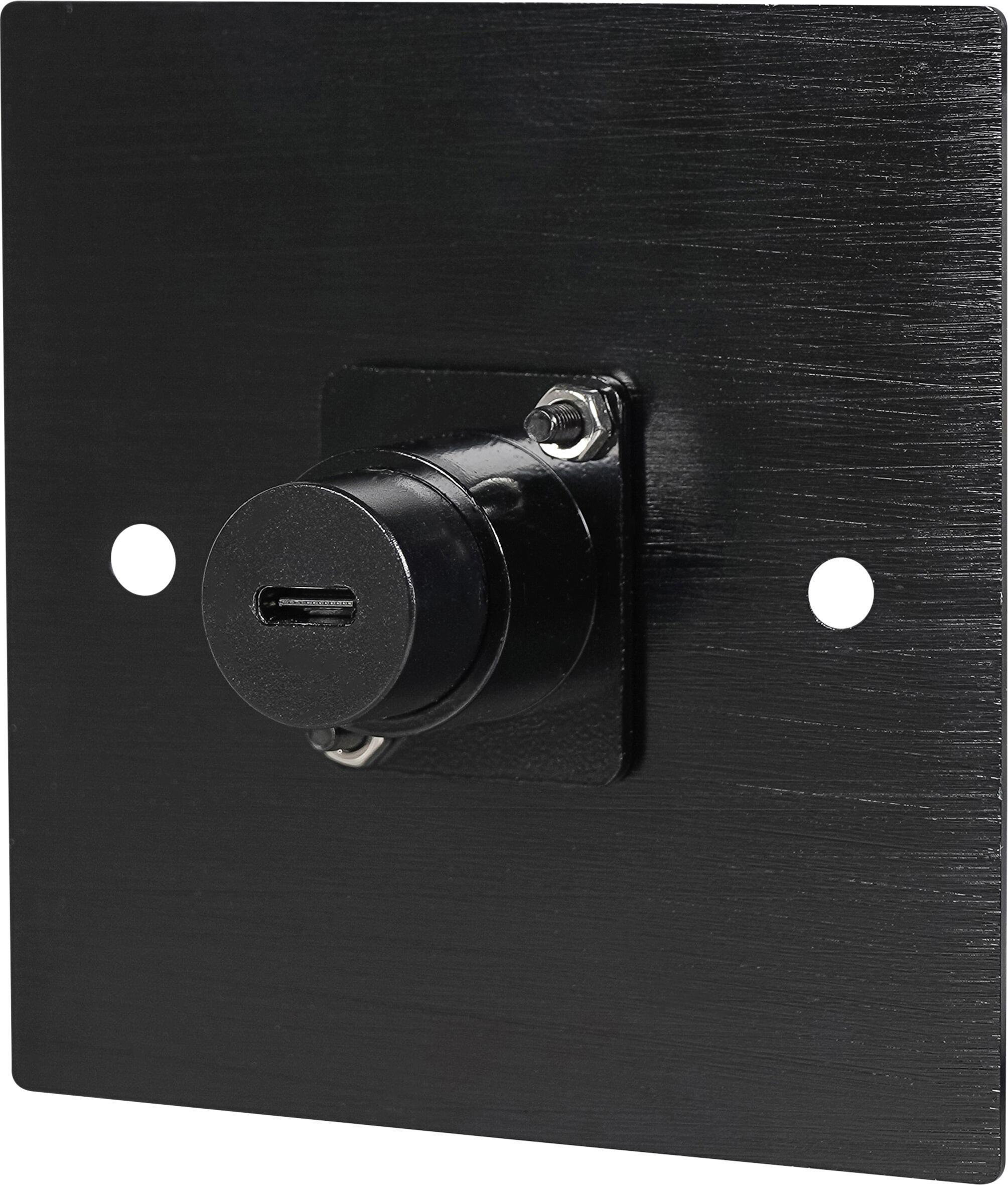 Eagle 1 x USB C Socket Feedthrough Wall Plate, F267VG