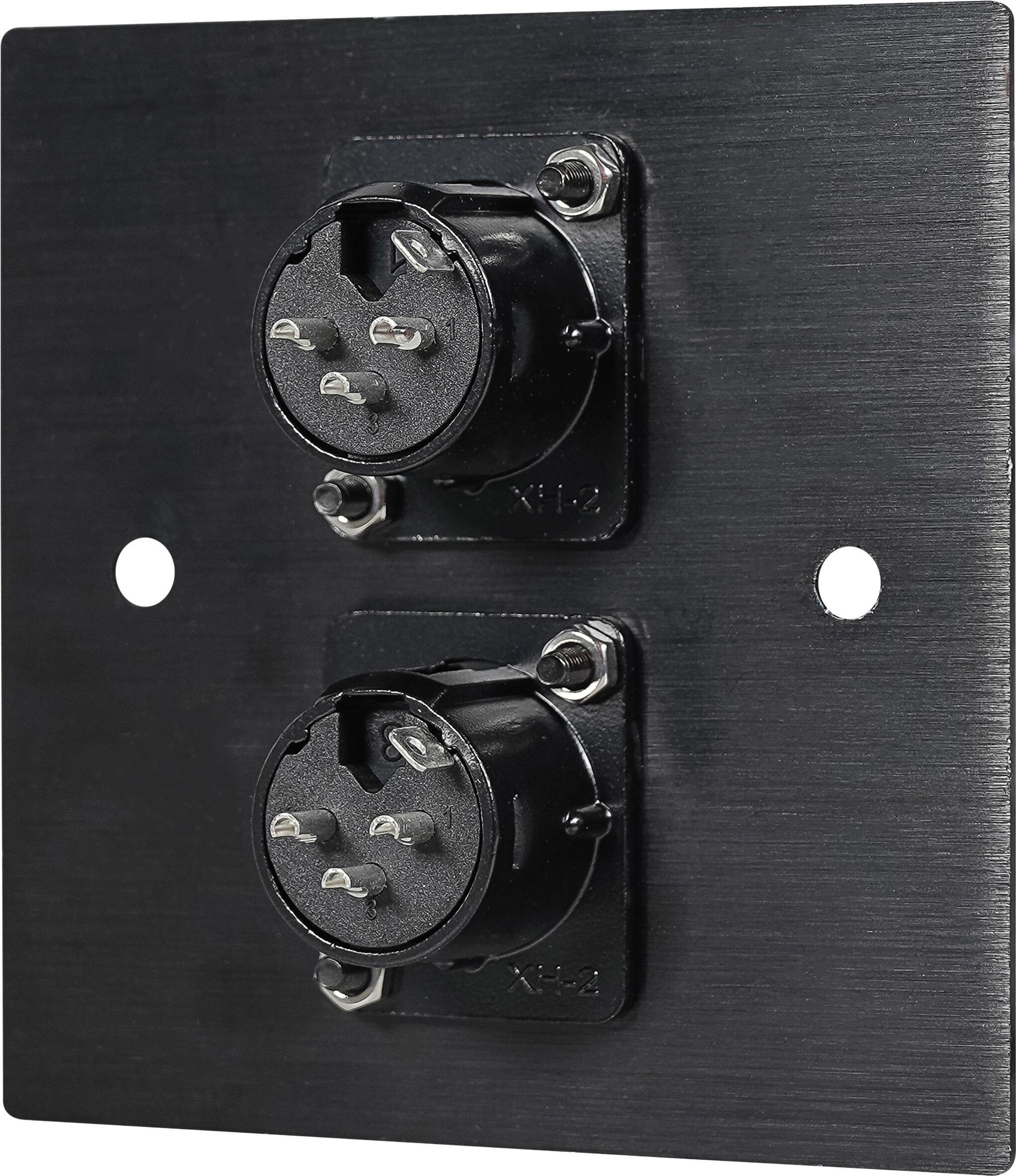 Eagle 2 x Male XLR Wall Plate, F267VM