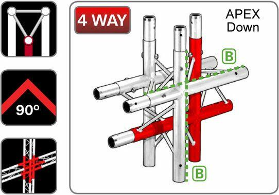 Trilite 1TRJ43 Triangular Truss Junction