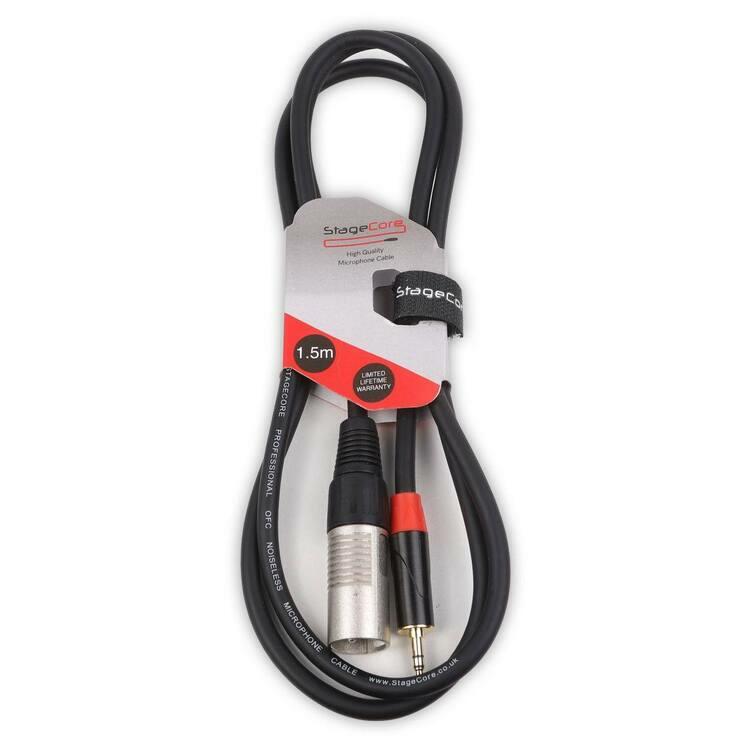 StageCore 3.5mm Stereo Mini Jack Plug - 1x Male XLR Connector ...