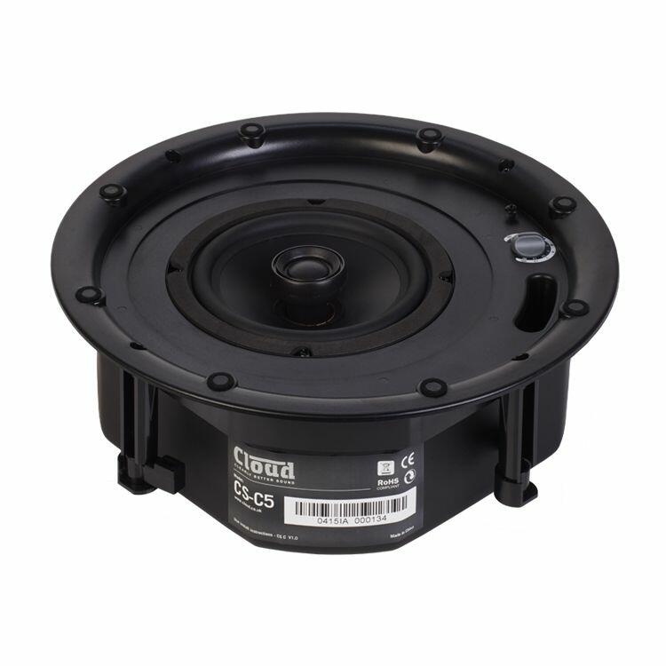 Cloud CSC5B Black 5 2-Way Encl Shallow Ceiling Speaker 100V/16ohm