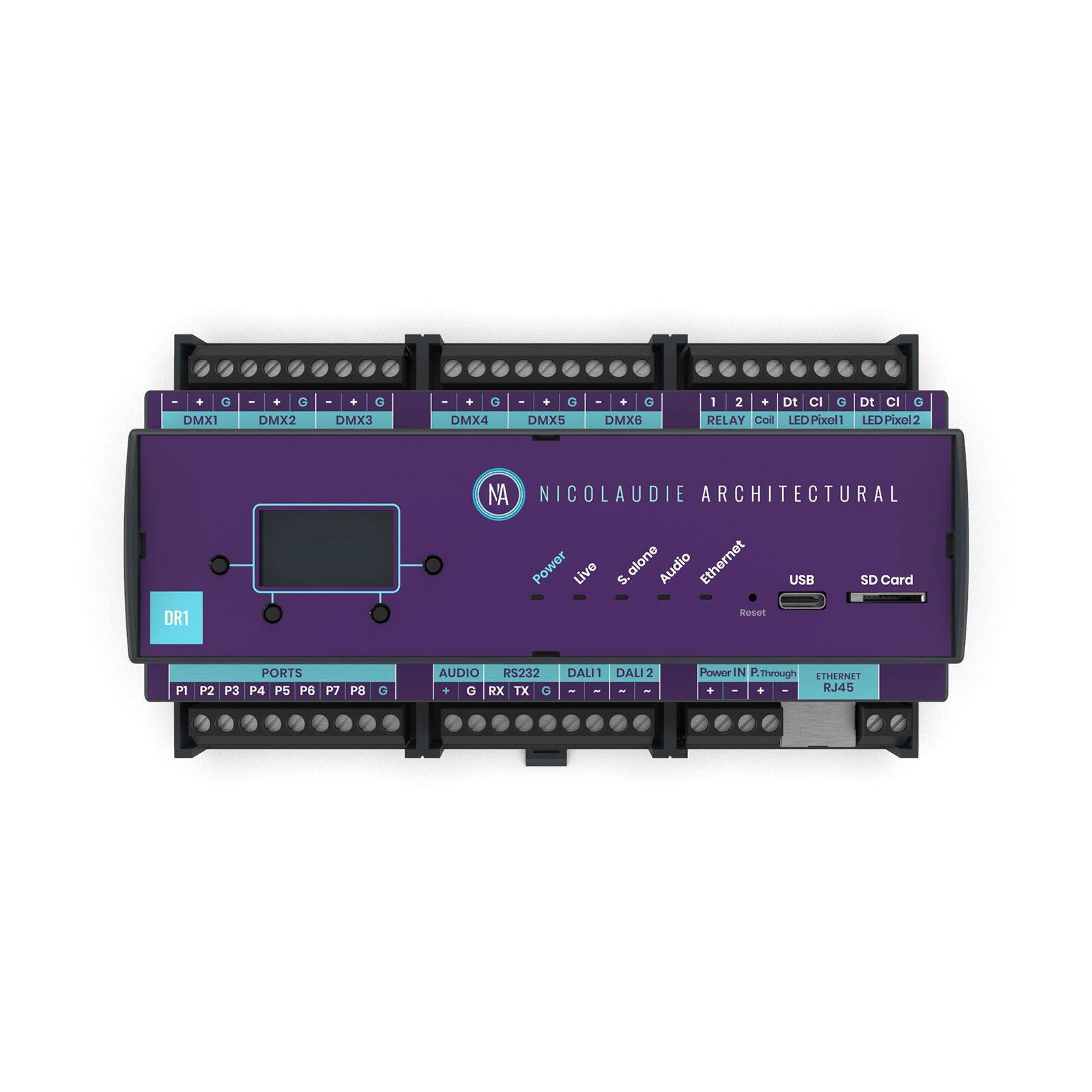 Nicolaudie Architectural DINA-DR1 DIN Rail Lighting Controller