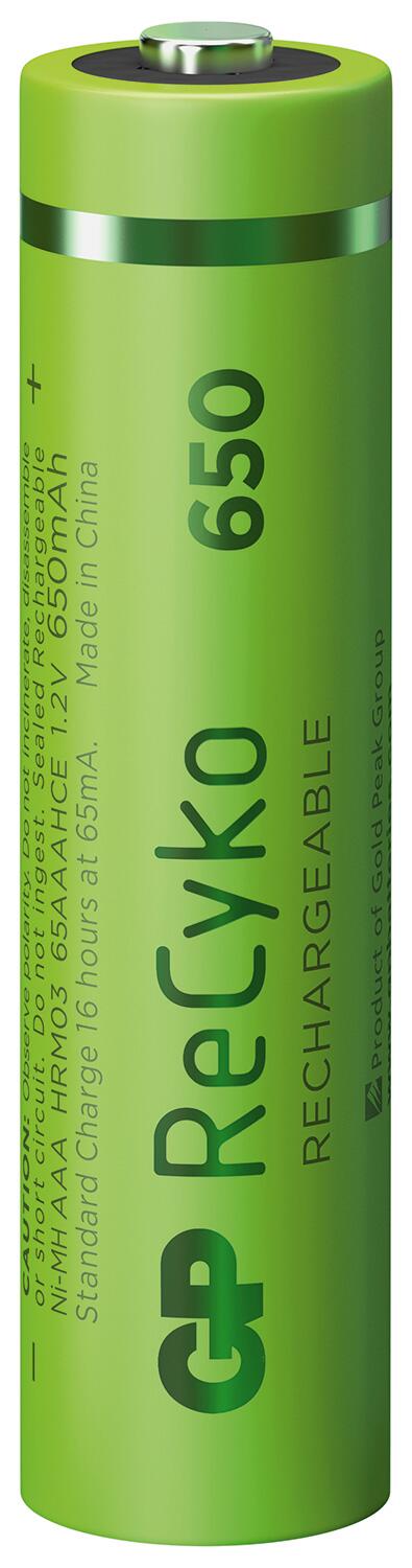 GP Batteries GP ReCyko+ 650 AAA - 4pcs