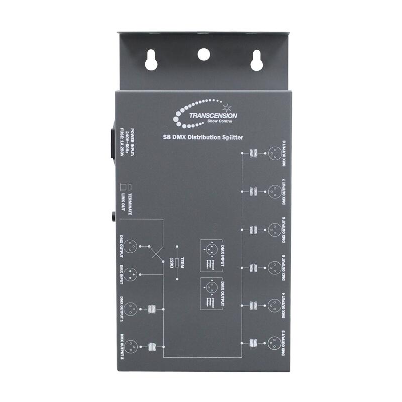 Transcension S 8 DMX Distribution Splitter