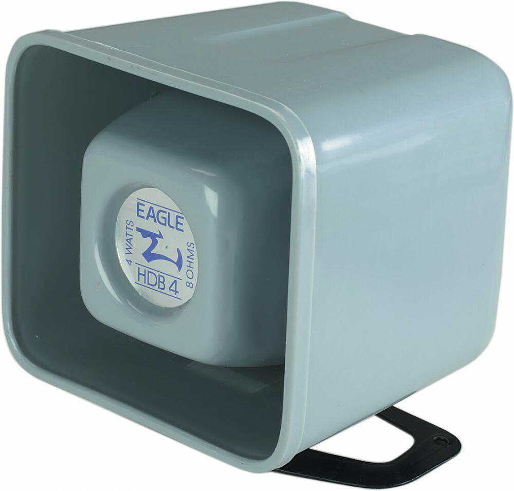 Eagle Compact Square Horn Speaker With Adjustable Bracket 4W (P627M)