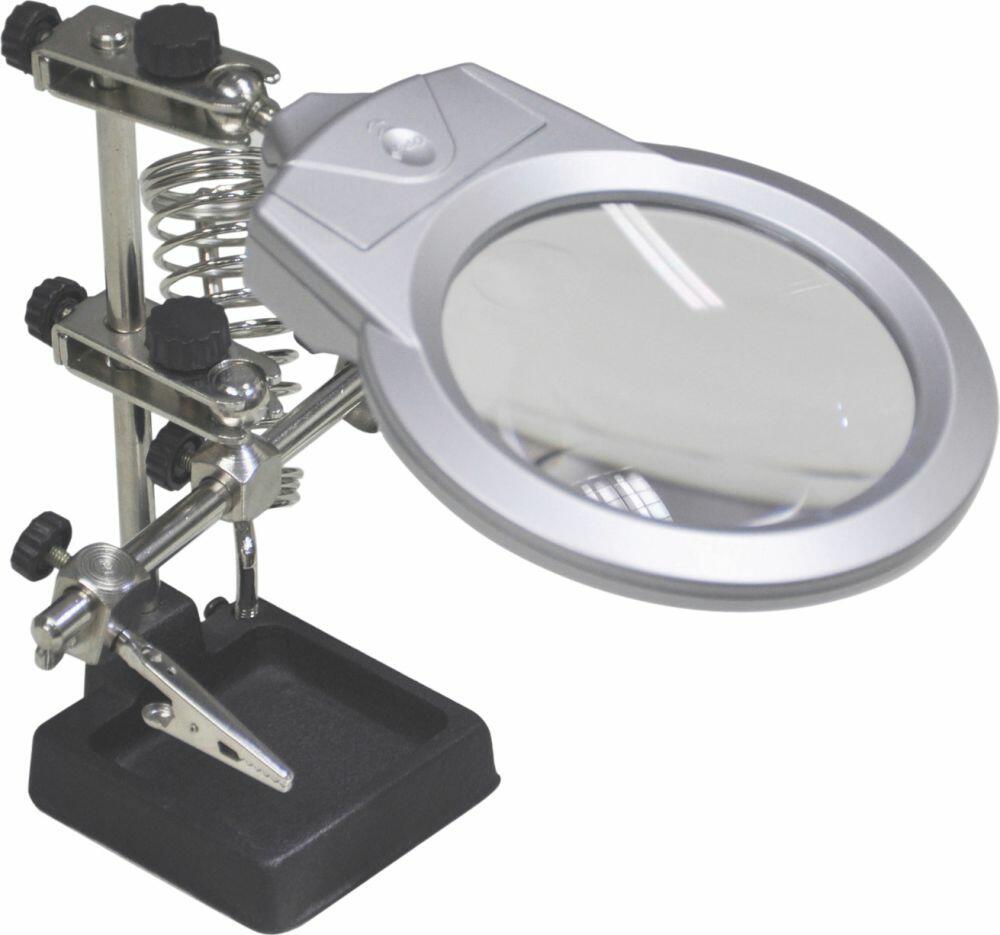 Eagle Illuminated Helping Hands, 90 mm Magnifier Lens, Soldering Iron ...