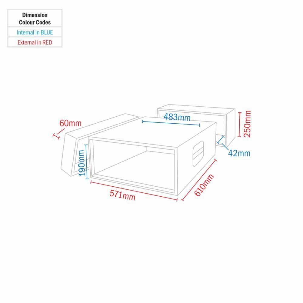 eLumen8 Rock Box 4U Rack Case