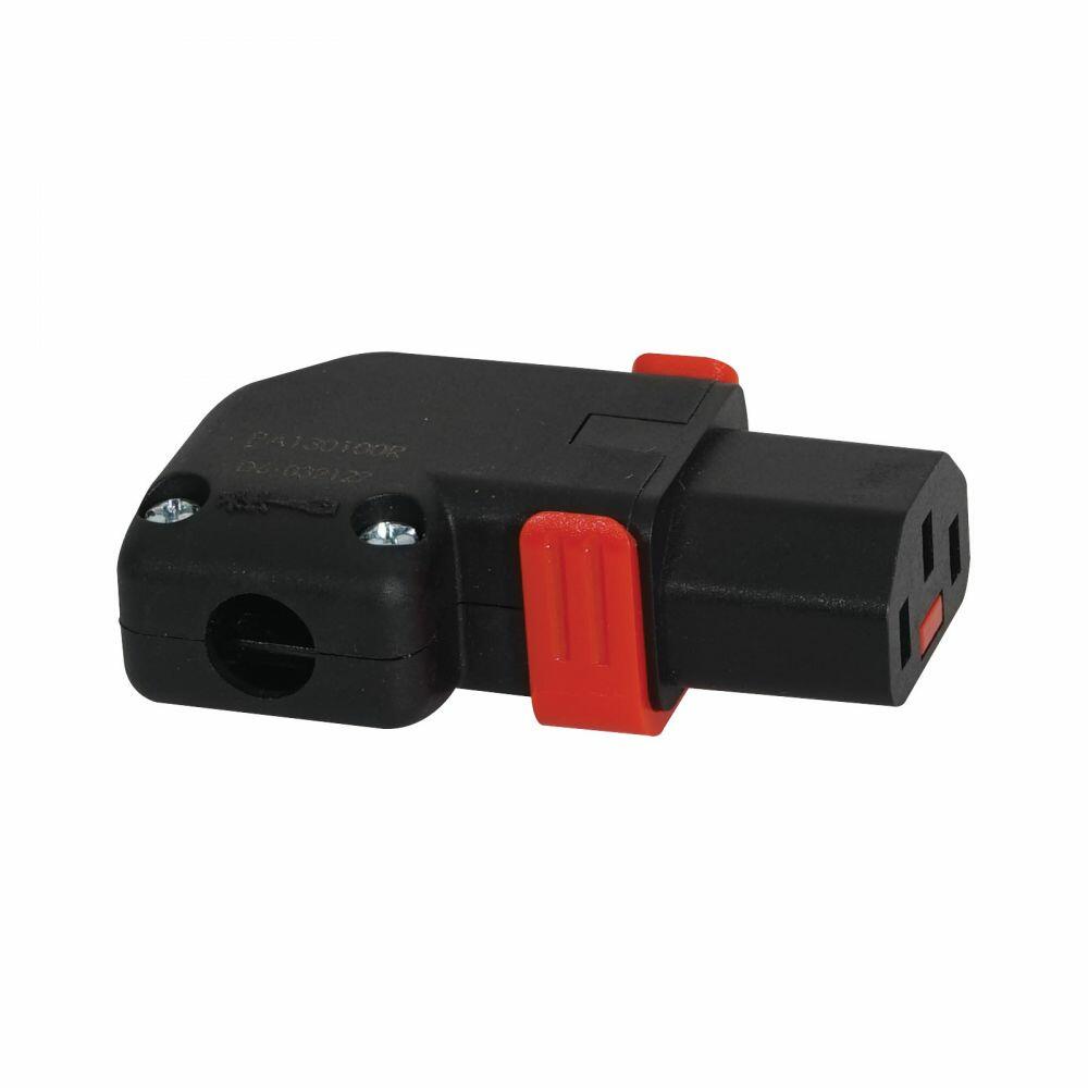 IEC LOCK IEC C13 Rewireable Socket (Left/Right)