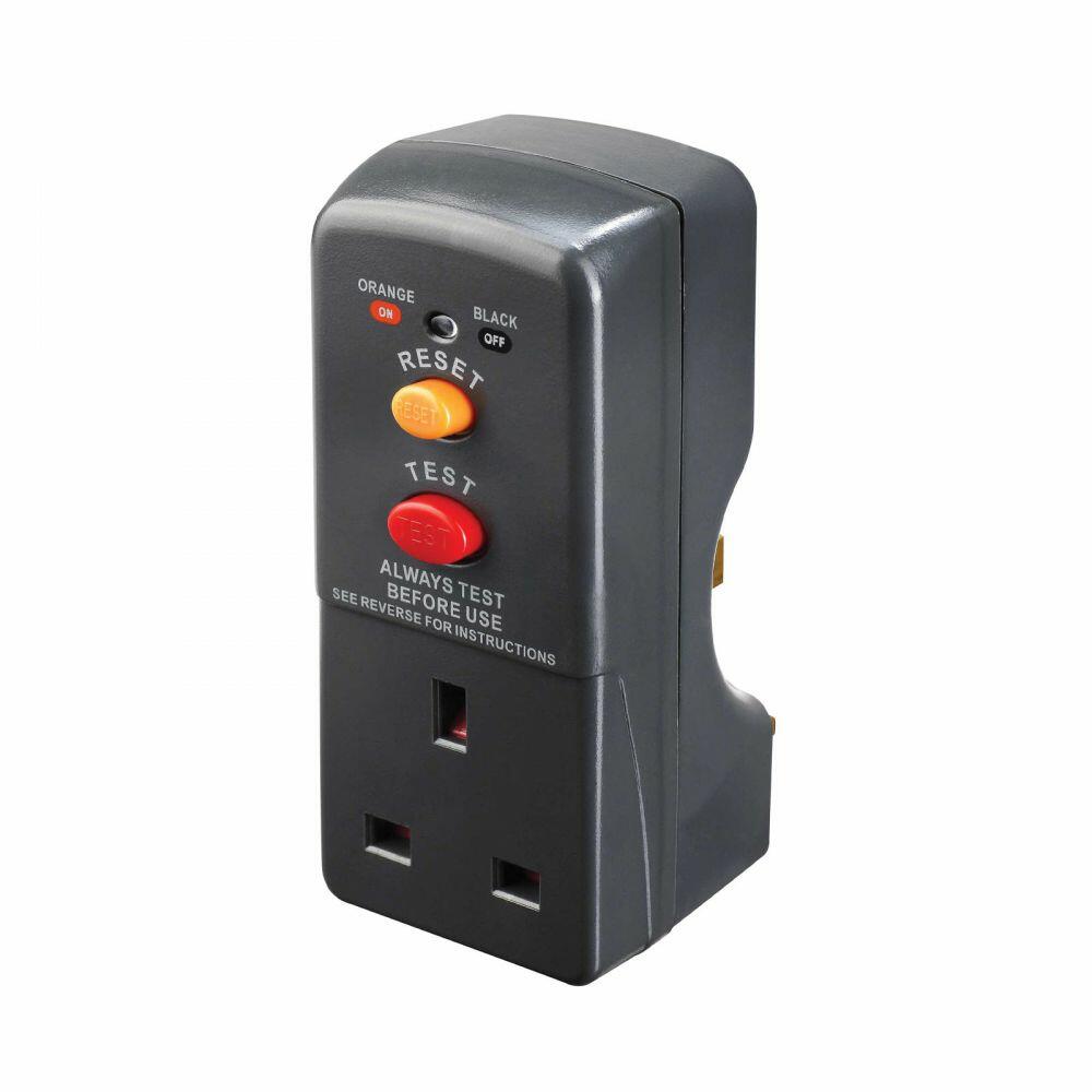 Masterplug Plug In RCD 30mA Adaptor (ARCDKG)