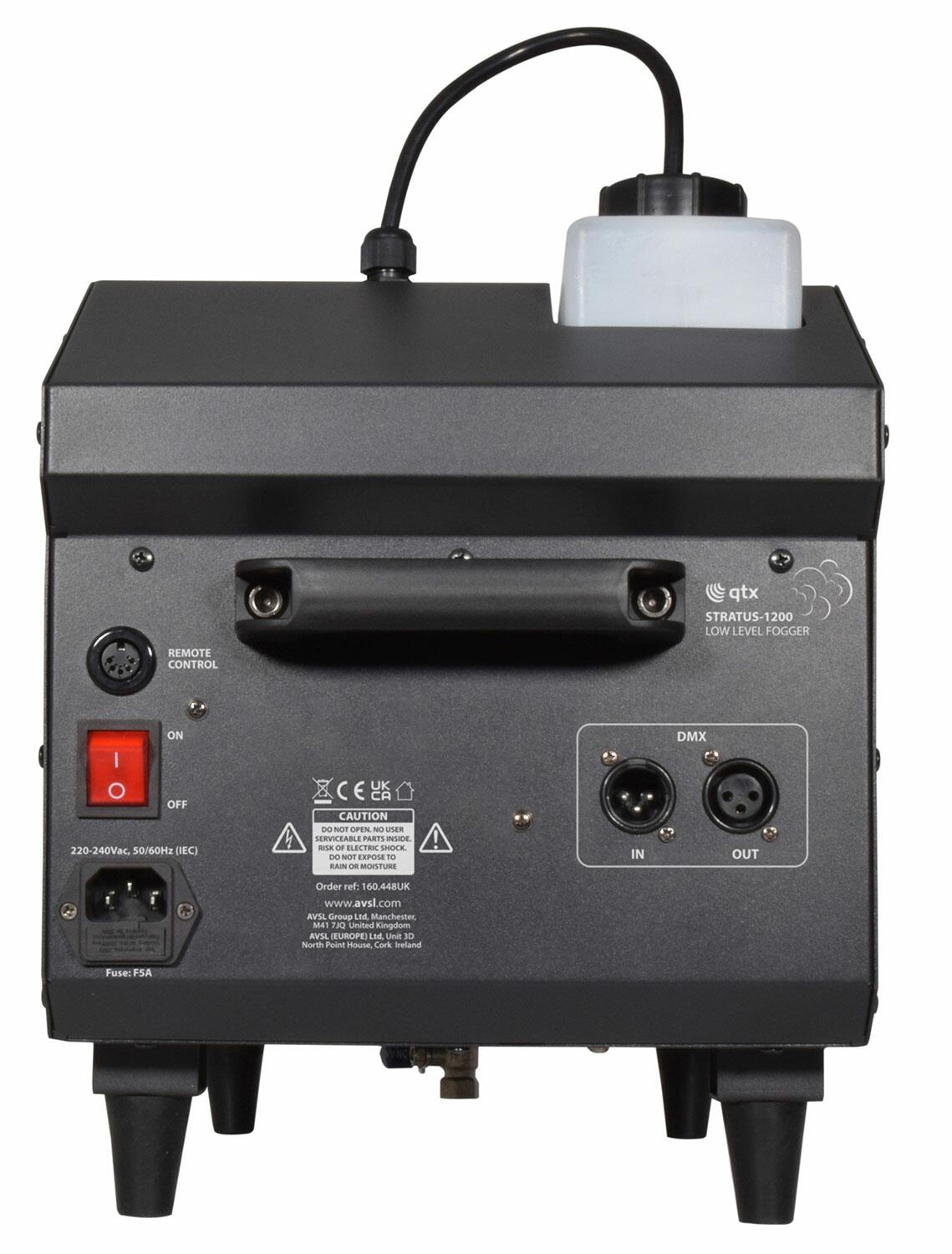 QTX STRATUS 1200-Low Level Fog Machine 160.448UK