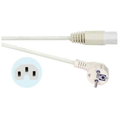 Eagle IEC Mains Lead to Euro Schuko Plug 10A, 2m, A145CCW