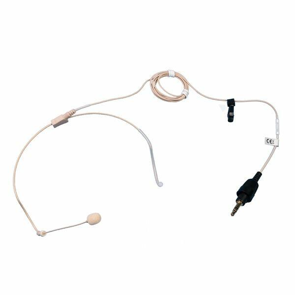 Trantec YP-MS4H Headset, light & discreet theatre-type, beige