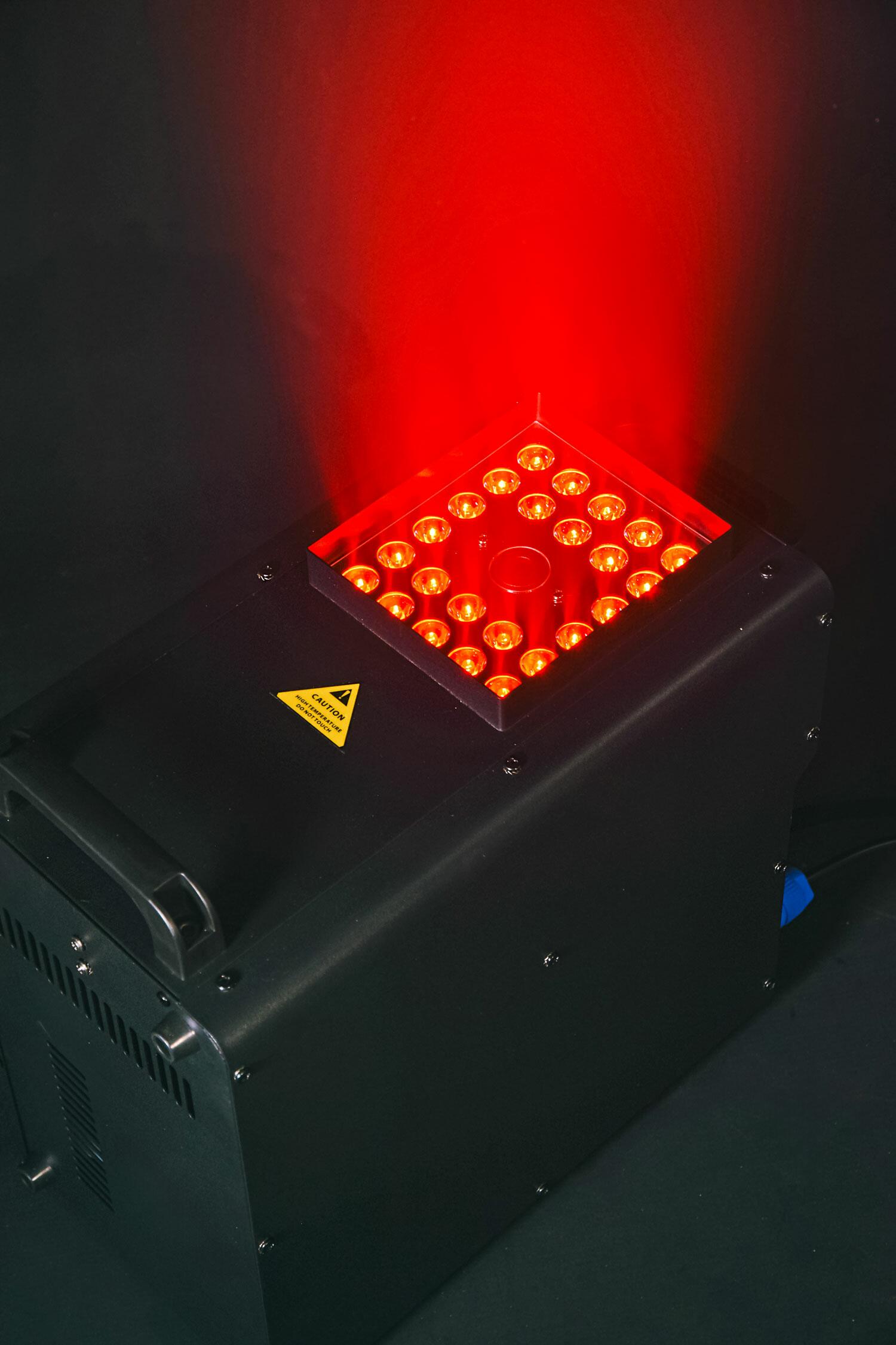 QTX 1500W Vertical/Horizontal LED Smoke Jet Machine