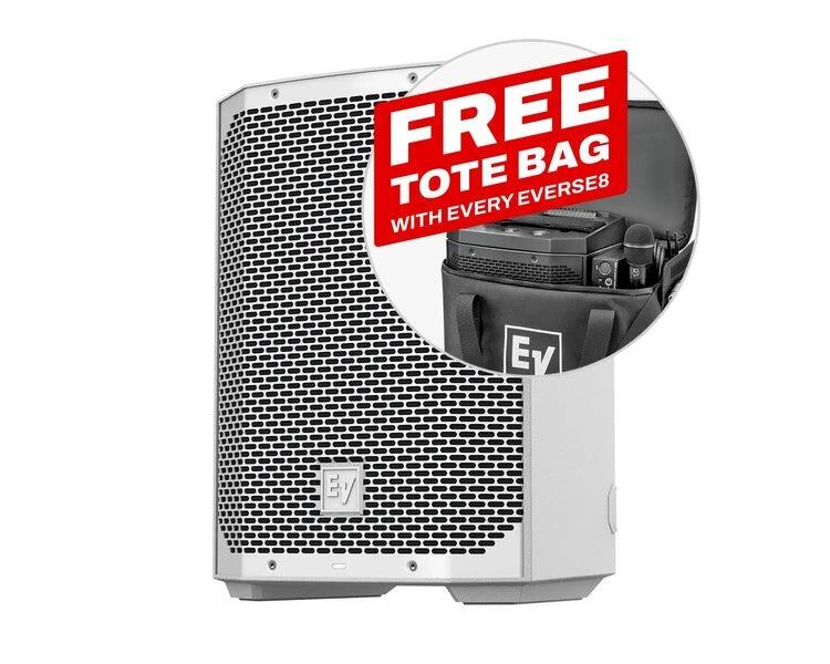 Electrovoice EVERSE 8, 8" Battery Powered Loudspeaker, Bluetooth 400w ...