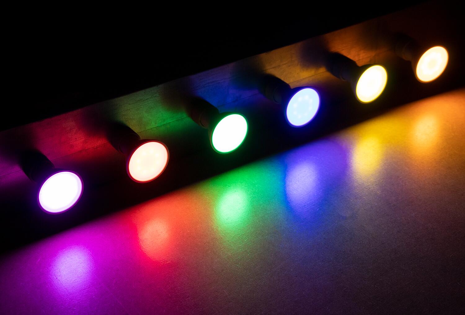 Prolite 7W Dimmable LED GU10 Lamp, Green