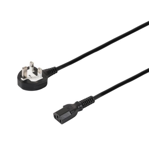 LEDJ 13A plug to IEC Cable (5A Fuse), 1.5m, CABL267