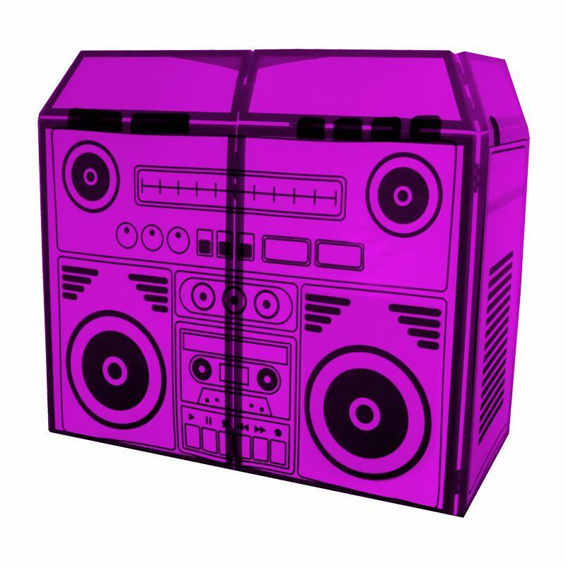 Equinox DJ Booth Boom Box Design Lycra