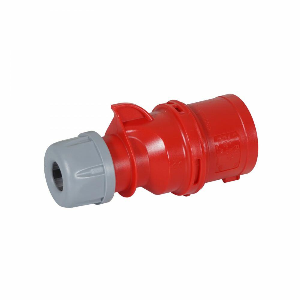 PCE 32A 415V 3P+N+E Plug (025-6)