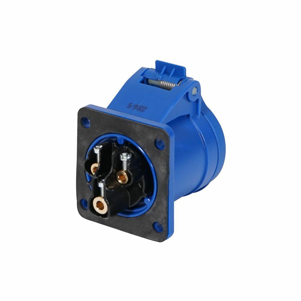 PCE 16A 230V 2P+E Panel Socket (313-6f9)