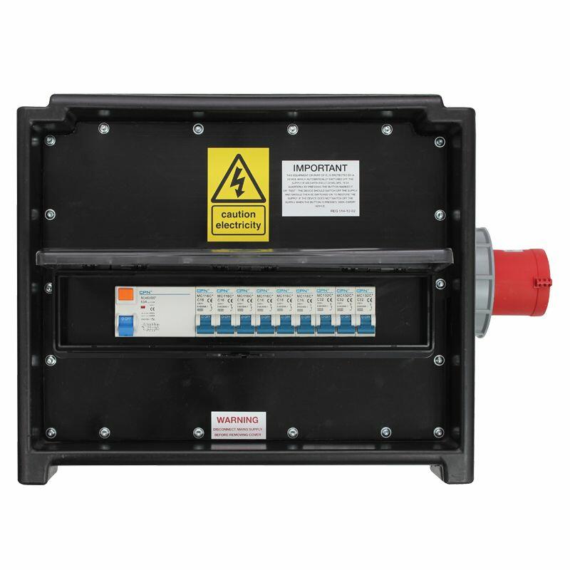 eLumen8 MERZ Distribution Box 63A 3PH RCD/MCB (A81)