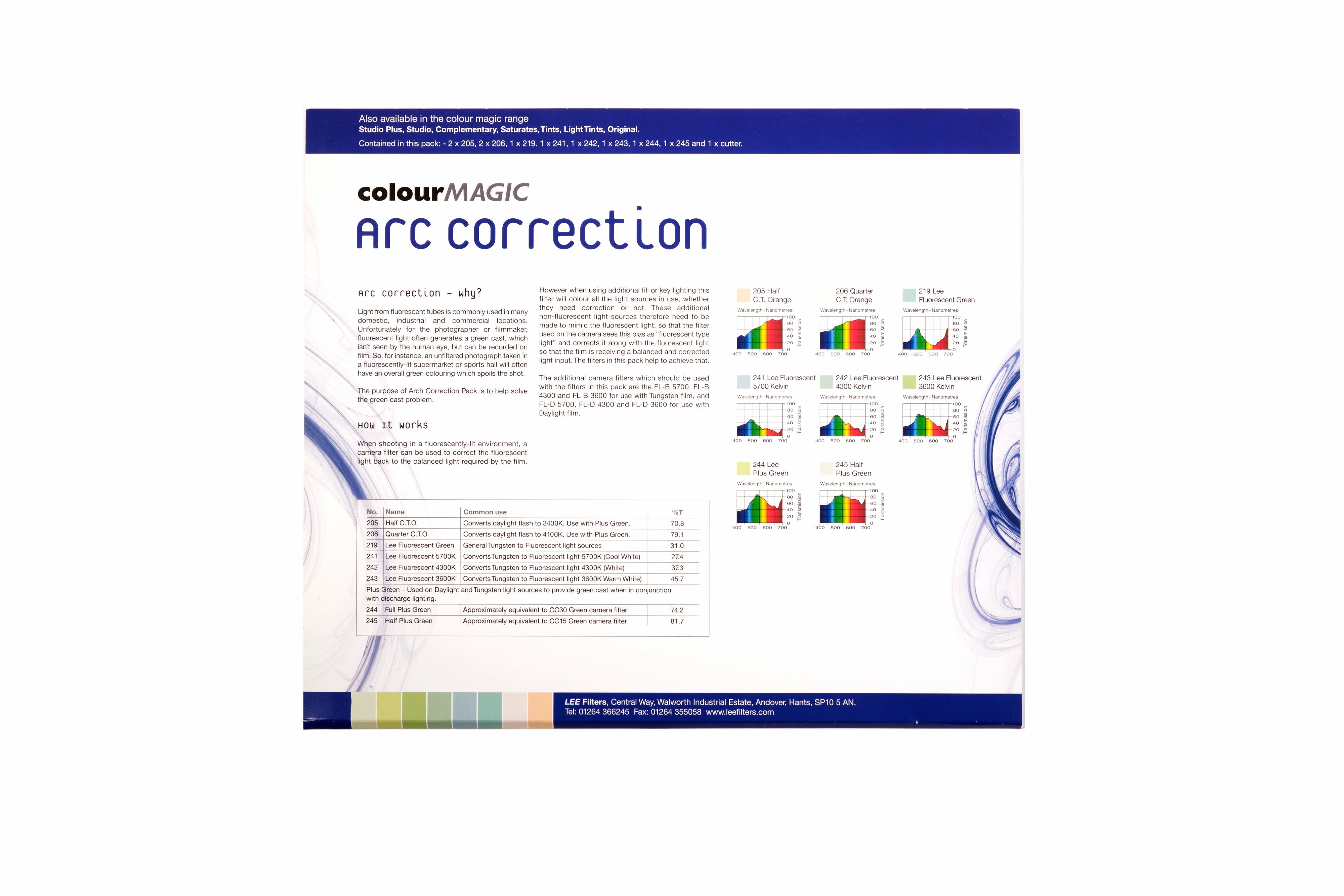 LEE Filter Colour Magic Arc Correction