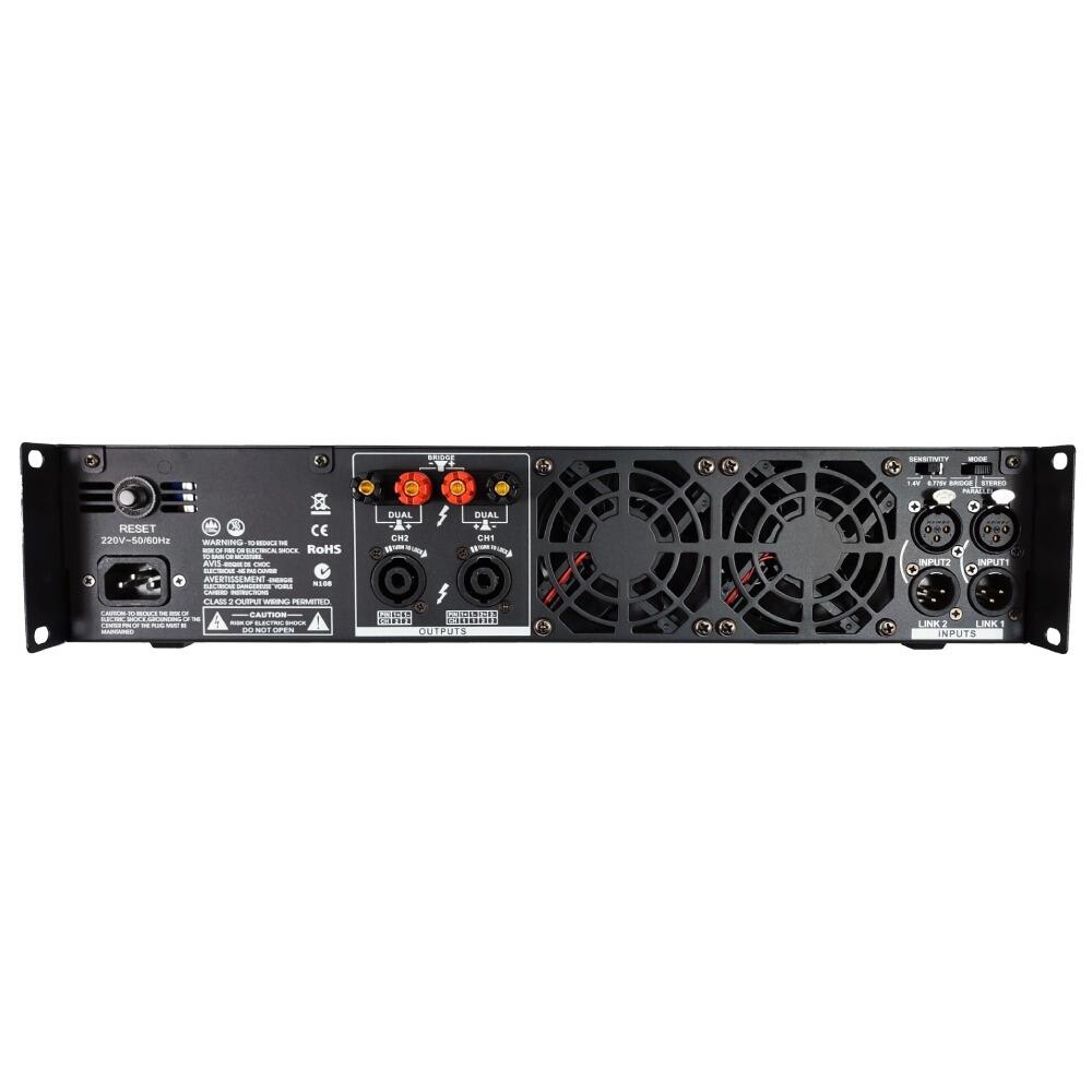 Vector Audio DFP2300 Amp 2 x 1200w @ 4ohm, 2u Rack Mount