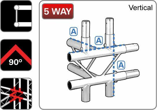 Trilite 1LDJ5V Ladder Truss Junction