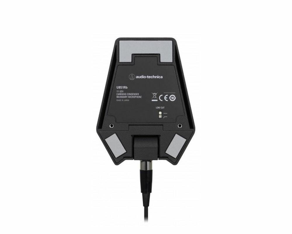 Audio Technica U851Rb cardioid polar pattern Boundary Microphone, Black