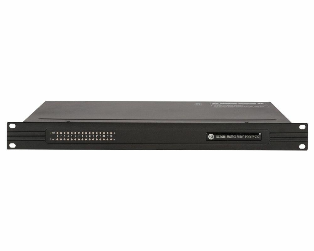 RCF DX1616 Matrix Audio Processor with AES Dante Remote Software